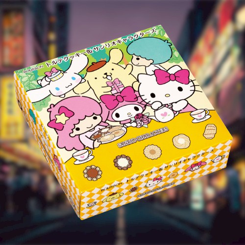 Torte Cookie Gift Tin with Sanrio Characters 310g เบอร์บอนคุกกี้ซาริโอ้ ...