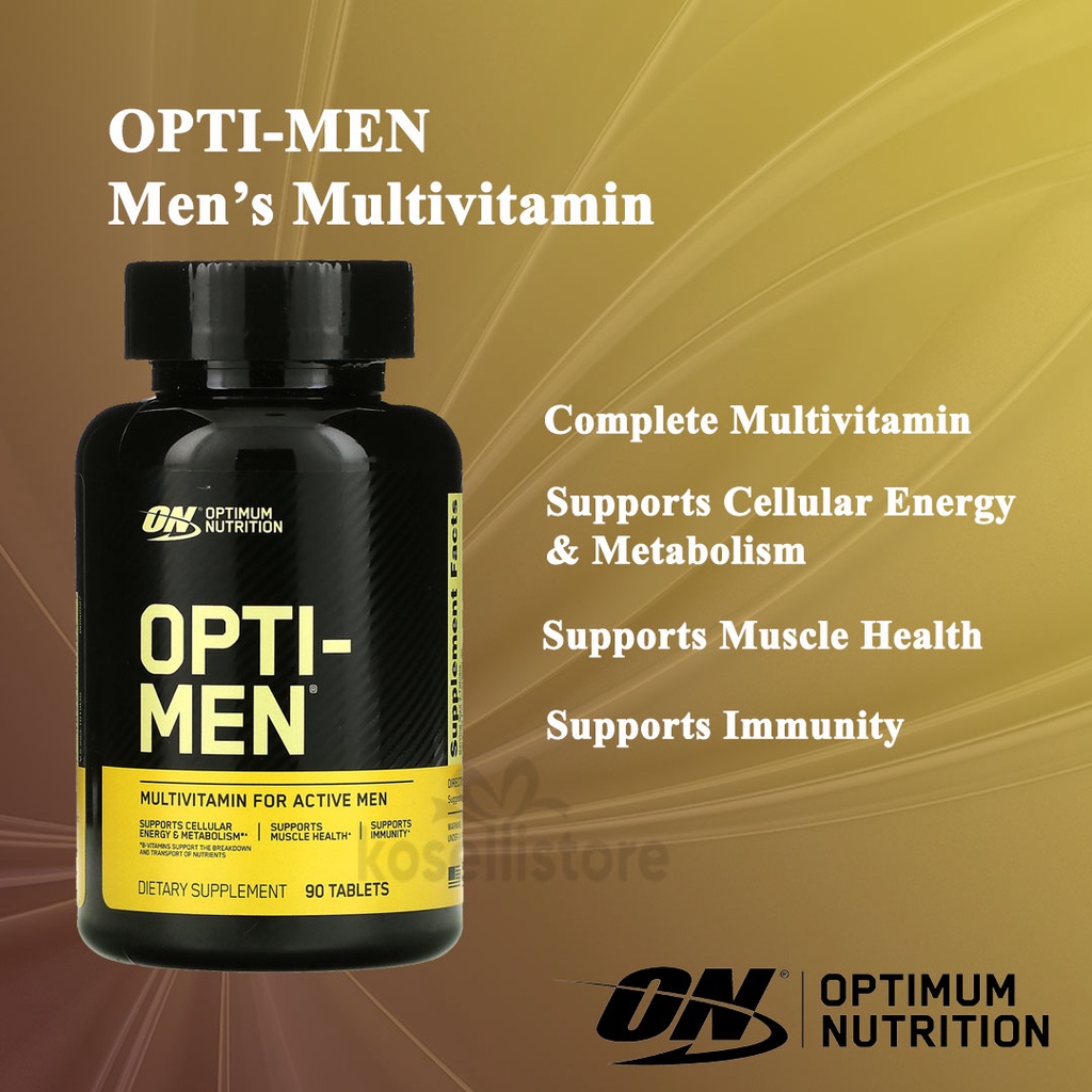 สินค้าพร้อมส่ง*Optimum Nutrition, Opti-Men, Men's Multivitamins วิตามินและแร่ธาตุรวม | Shopee ...