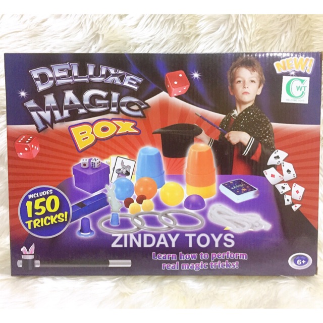 ชุดฝึกเล่นมายากล 150 Tricks พร้อมคู่มือ Deluxe Magic Box | Shopee Thailand