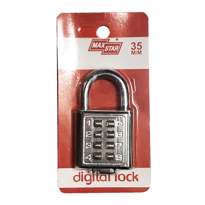 กุญแจคล้อง Digital Lock Max Star | Shopee Thailand