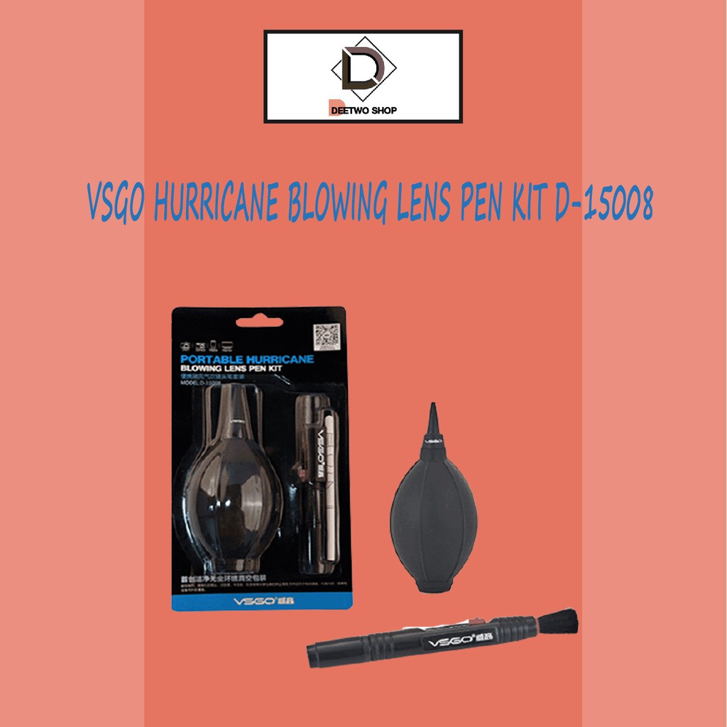 ชุดทำความสะอาดกล้องเลนส์ VSGO Hurricane Blowing Lens Pen Kit D-15008 ...