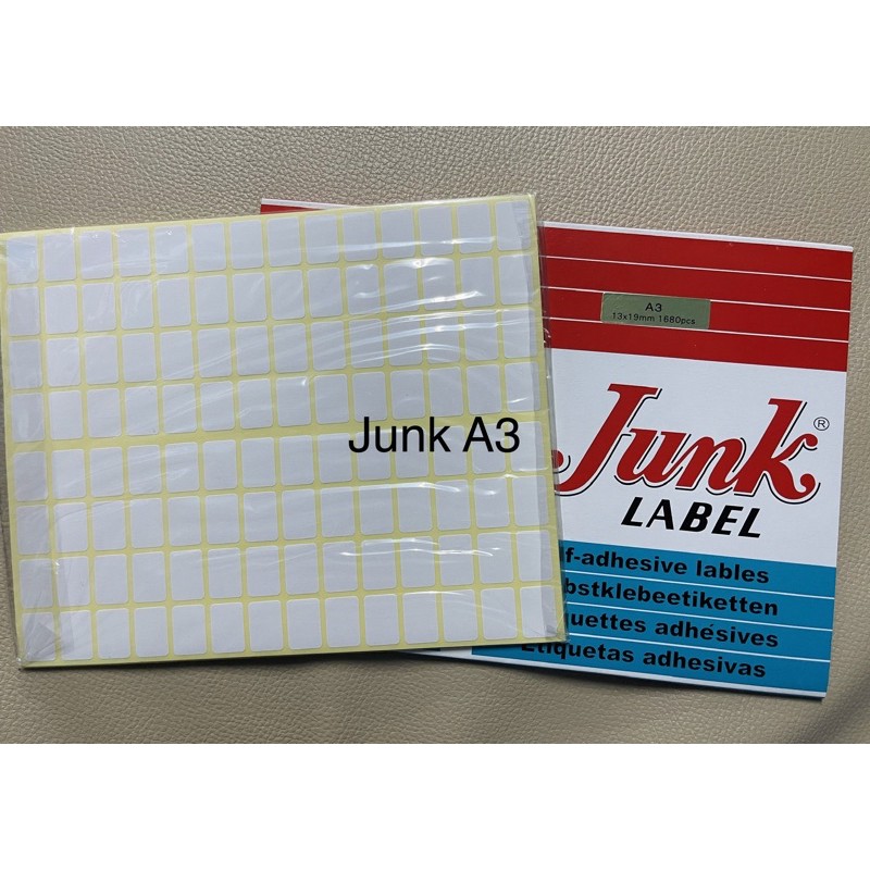 Junk Label สติ๊กเกอร์ สติ๊กเกอร์แปะชื่อ แผ่นสติ๊กเกอร์ แผ่นติดราคา ป้าย ...