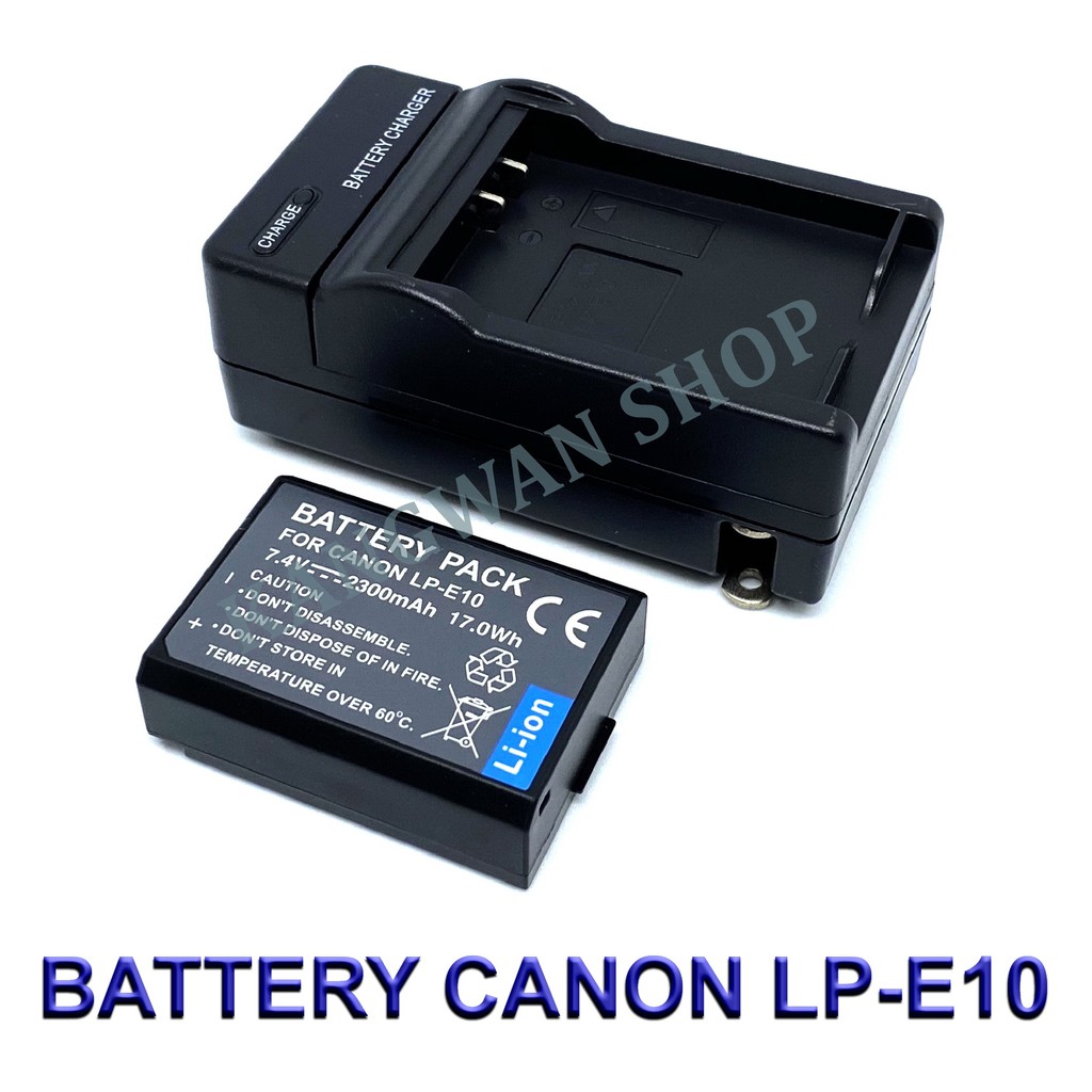 (Saving Set 1+1) LP-E10 \ LPE10 Battery and Charger For Canon T6,T7 ...