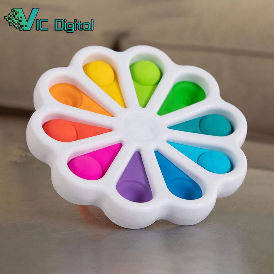 สิบสีTen colors Fidget Simple Dimple Toy ขายดีทุกวันนะ คลายเครียด ...