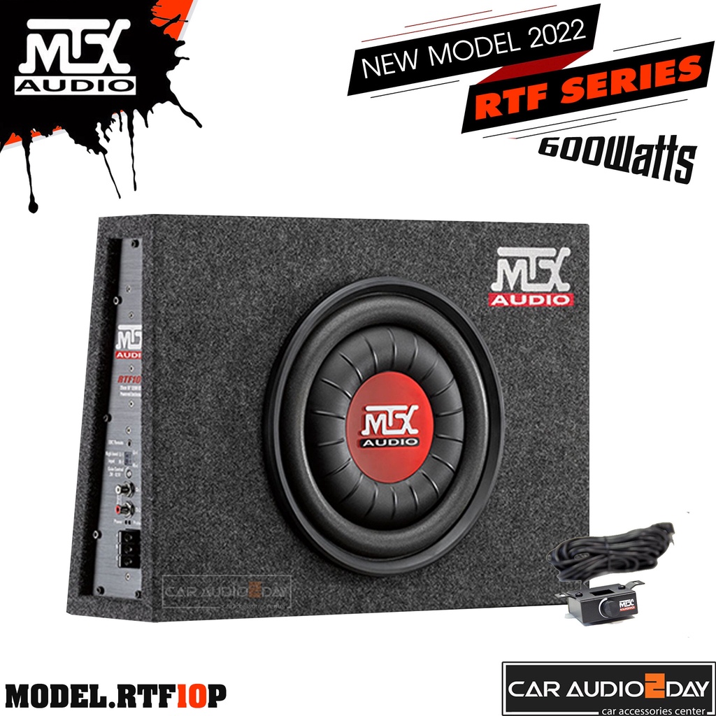 MTX รุ่น RTF10P NEW MODEL2022 ตู้ลำโพงซับสำเร็จรูปขนาด 10นิ้ว พร้อมแอมป์Class-Dขยายในตัวกำลังขับ ...