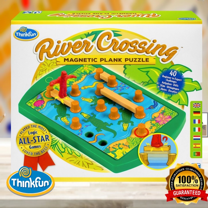 River Crossing : Magnetic Plank Puzzle [-Thinkfun ลิขสิทธิ์แท้ ...