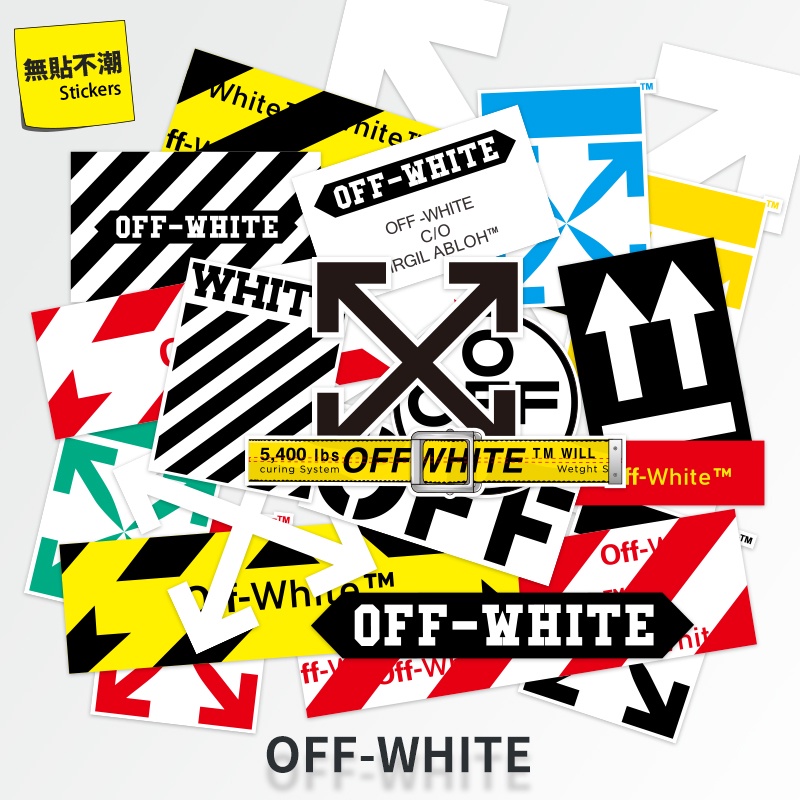 [สติกเกอร์] ชิ้น/เซ็ต off-white บุคลิกภาพน้ํายี่ห้อแล็ปท็อป ipa ตู้เย็น ...
