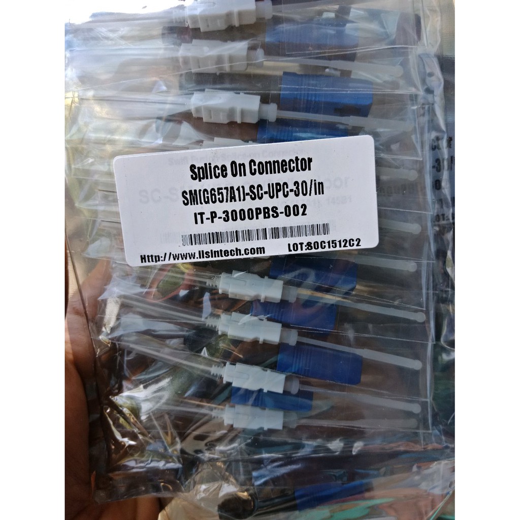 Soc Splice on Connector SC UPC Swift Fiber Optic | Shopee Thailand