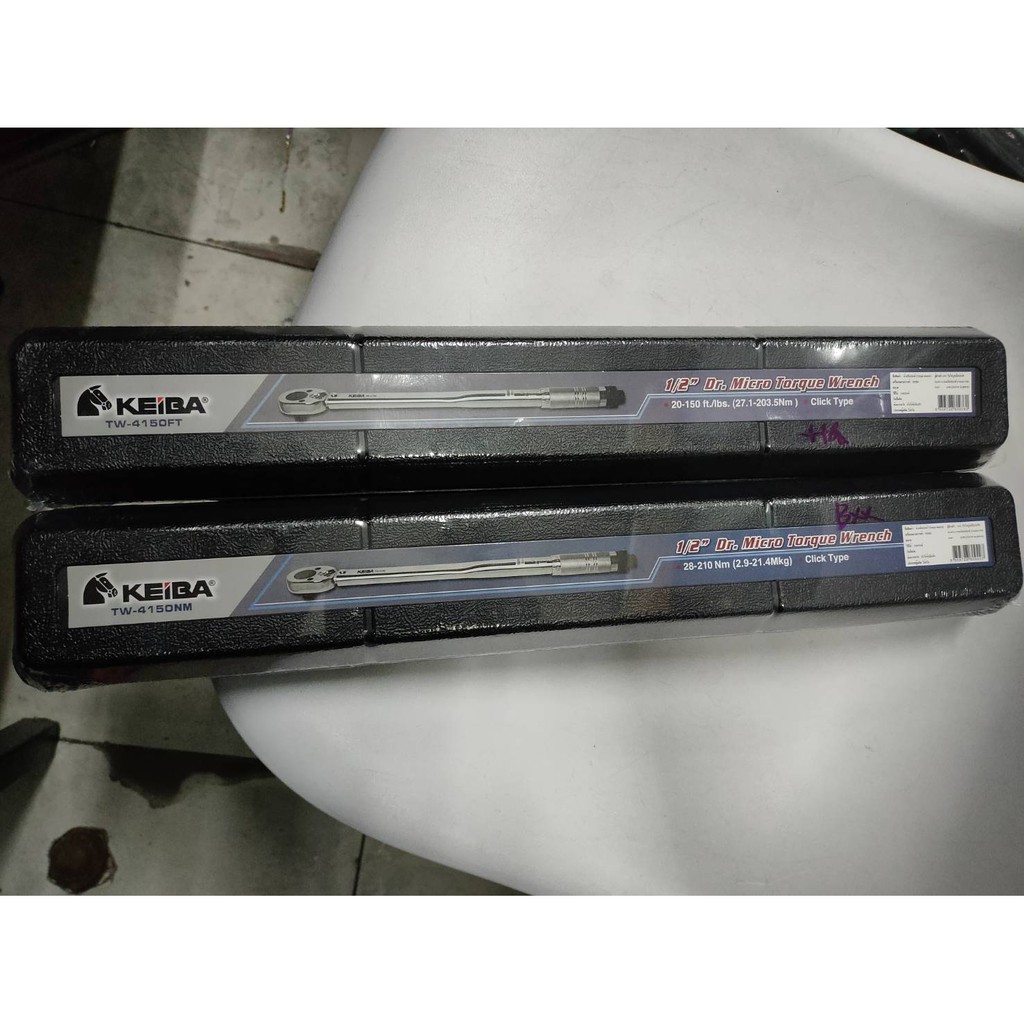 KEIBA ด้ามปอนด์ออโตเมตริก ขนาด1/2" KEIBA #TW-4150NM 28-210 Nm.และ #TW-4150FT 20-150 ft./lbs ...