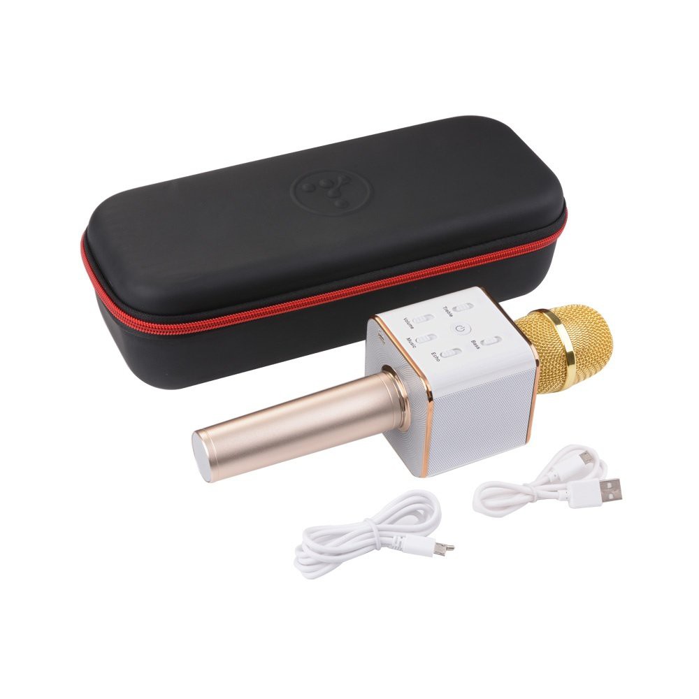 ไมโครโฟนไร้สาย TUXUN Q7 ขนาดพกพาพร้อมลำโพงในตัว Wireless Bluetooth Microphone | Shopee Thailand