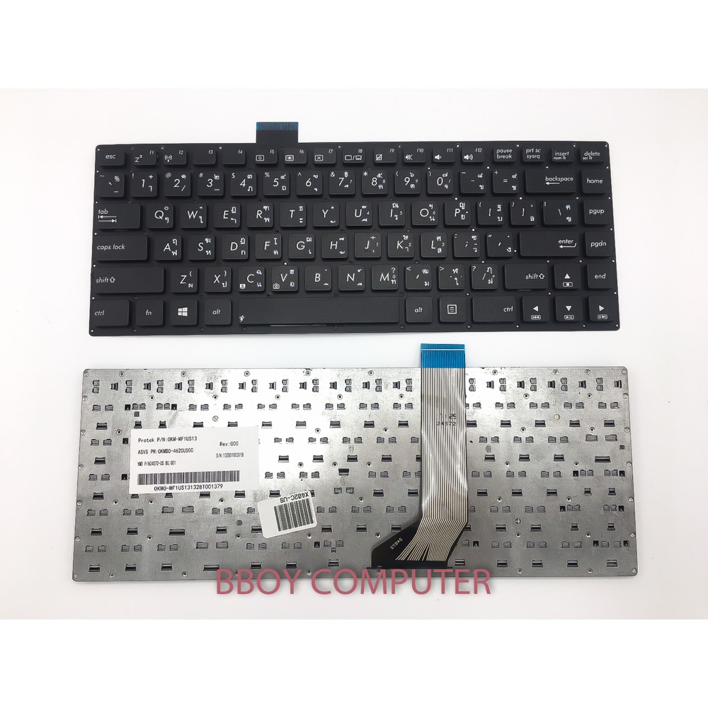 ASUS Keyboard คีย์บอร์ด ASUS X402N E402 | Shopee Thailand