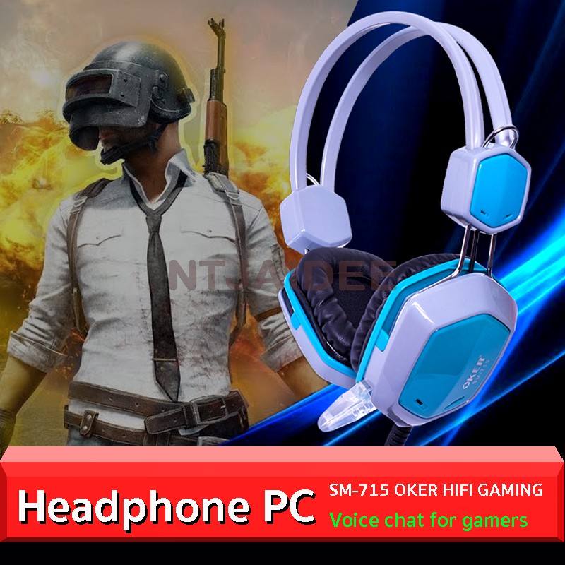 หูฟังเกมมิ่งไฟ รุ่น SM-715 OKER HIFI GAMING HEADSET MODEL: SM-715 | Shopee Thailand