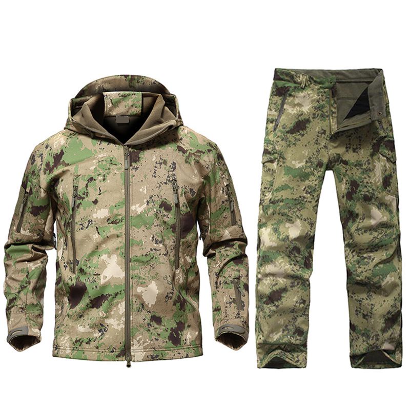 Tactical Softshell TAD Jacket Men Military Uniform Outdoor Sport Hiking ...
