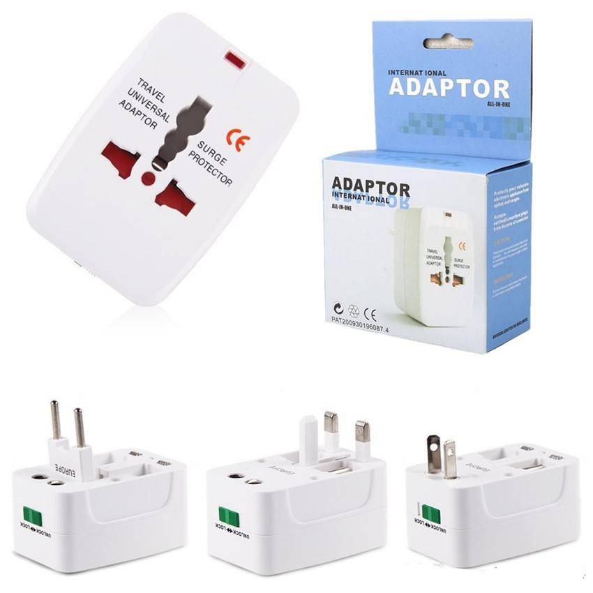 Adapter หัวปลั๊ก เอนกประสงค์ ใช้ได้ทั่วโลก ปลั๊กคอม ปลั๊กแปลงขา ...