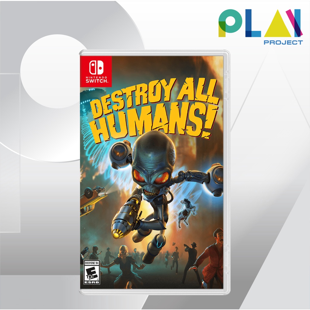 Nintendo Switch : Destroy All Humans! [มือ1] [แผ่นเกมนินเทนโด้ switch ...