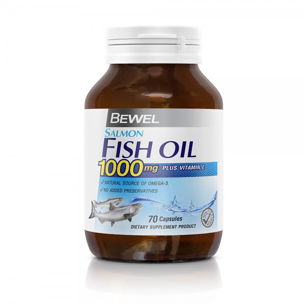 Bewel Salmon Fish Oil 1000mg (70 แคปซูล) | Shopee Thailand