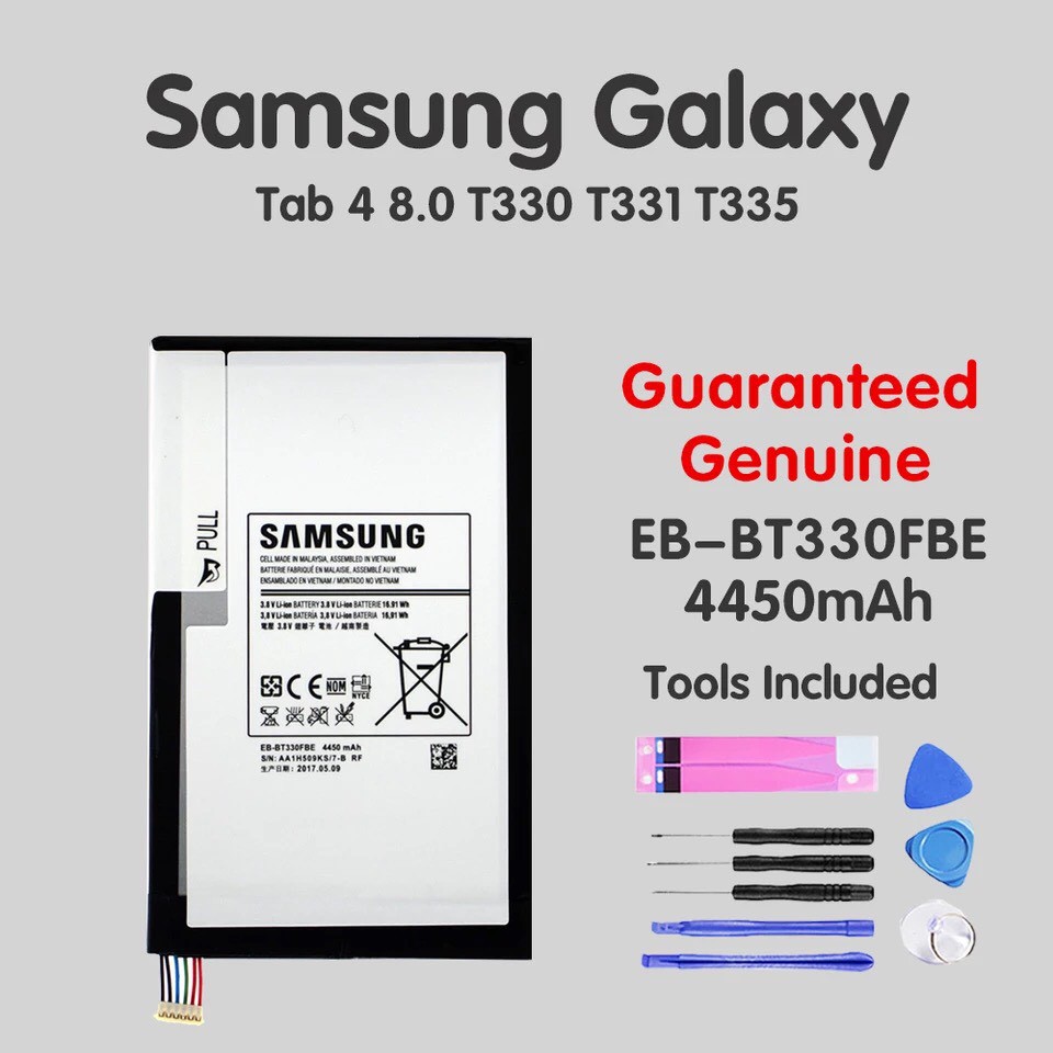 แบตเตอรี่ แท้ Samsung Galaxy Tab 4 8.0 T330 T331 T331C T335 T337 SM-T330 SM-T331 EB-BT330FBE ...