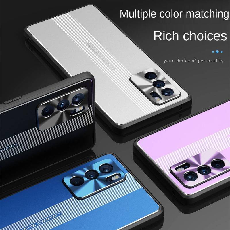 เคสโทรศัพท์อลูมิเนียมกันกระแทกสําหรับ Oppo Reno 6 6Pro 6Pro+ Reno 5 5Pro 5Pro+ | Shopee Thailand