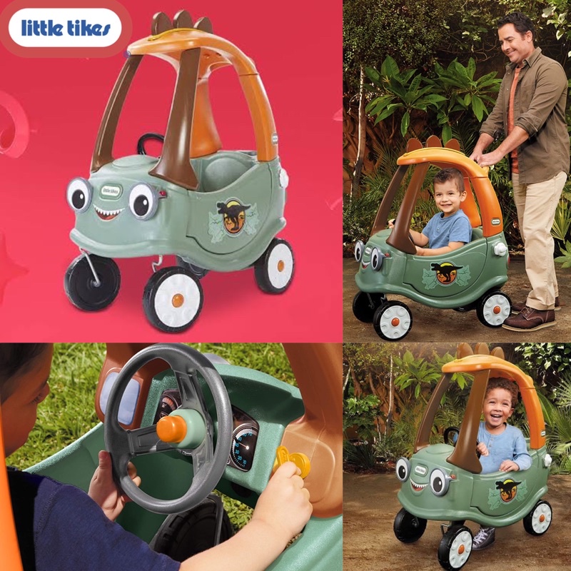 รุ่นใหม่ล่าสุด💢 รถขาไถ ทีเร็กซ์ Little Tikes Dinosaur T-Rex Cozy Coupe ...