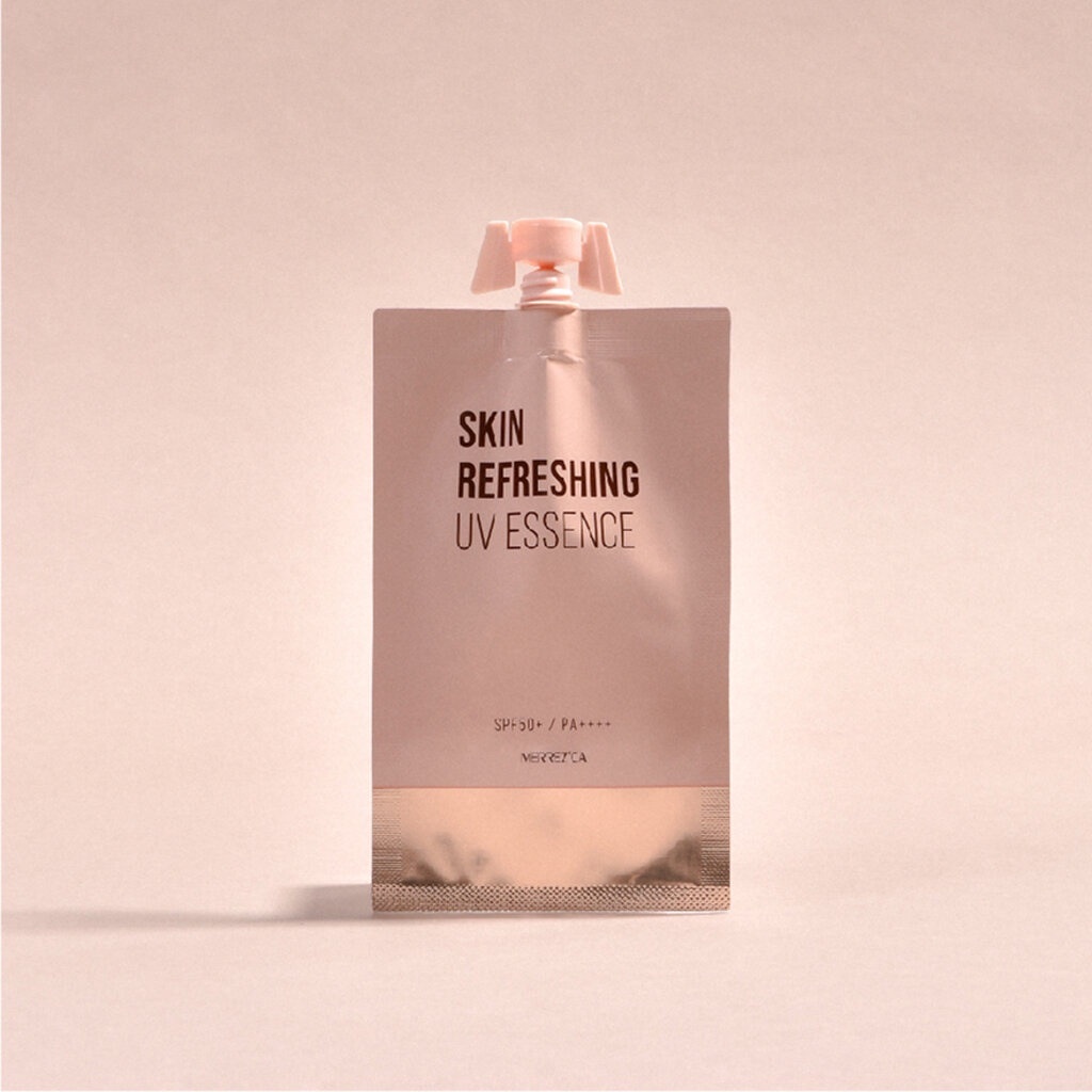 เอสเซนส์ กันแดดเนื้อน้ำ Merrezca Skin Refreshing UV Essence SPF50+/PA ...