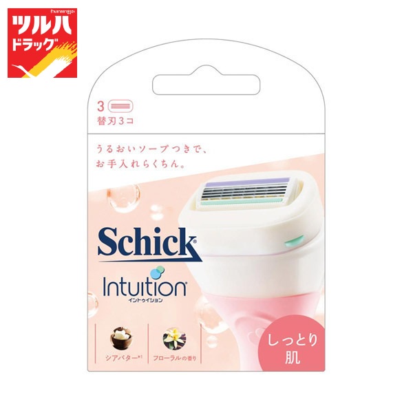 ชิค อินทูอิชั่น มอยส์เจอร์ แคร์ เรเซอร์ รีฟิล 3 ชิ้น/SCHICK INTUITION ...