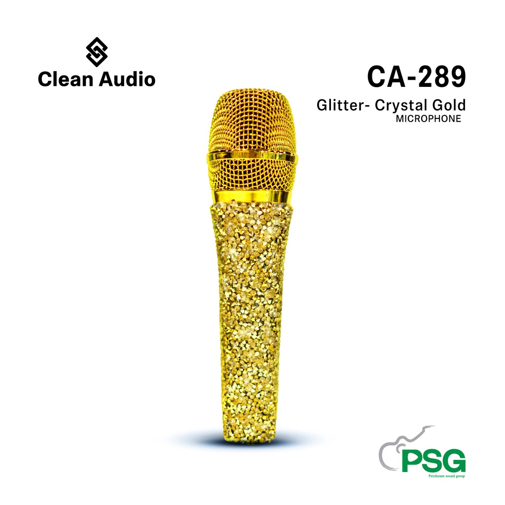 CLEAN AUDIO : CA-289 Crystal Gold Dynamic Microphone | Shopee Thailand