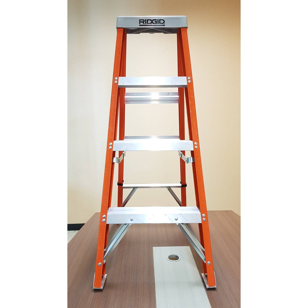🔥โค้ดINC3LEL3ลด30฿บันได 4 ขั้น Step Ladder ยี่ห้อ Ridgid รุ่น RL-FGS4 ...