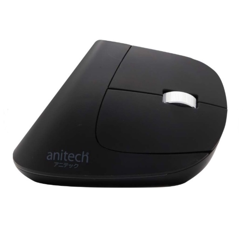 เม้าส์ไร้สายเพื่อสุขภาพ ANITECH W225/W230 WIRELESS VERTICAL MOUSE ...