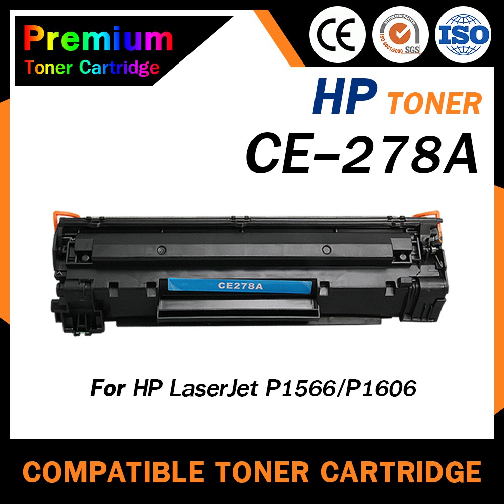 HOME ตลับหมึก Toner CE278A ce278 Cartridge ใช้สำหรับรุ่น HP78A/Canon328 ...