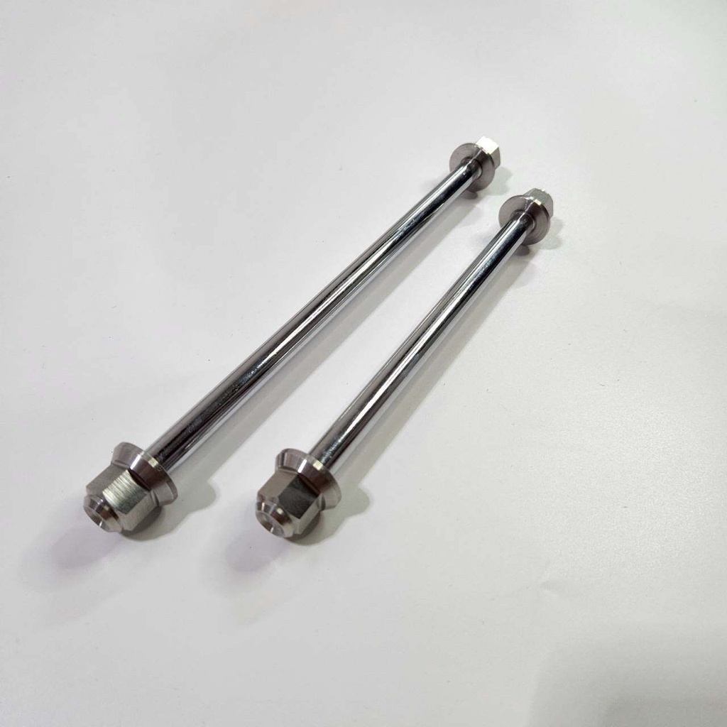 แกนล้อ แกนล้อหน้า + แกนล้อหลัง หัวสนาม สแตนเลส สำหรับใส่สวิงอาร์มย่อ ...