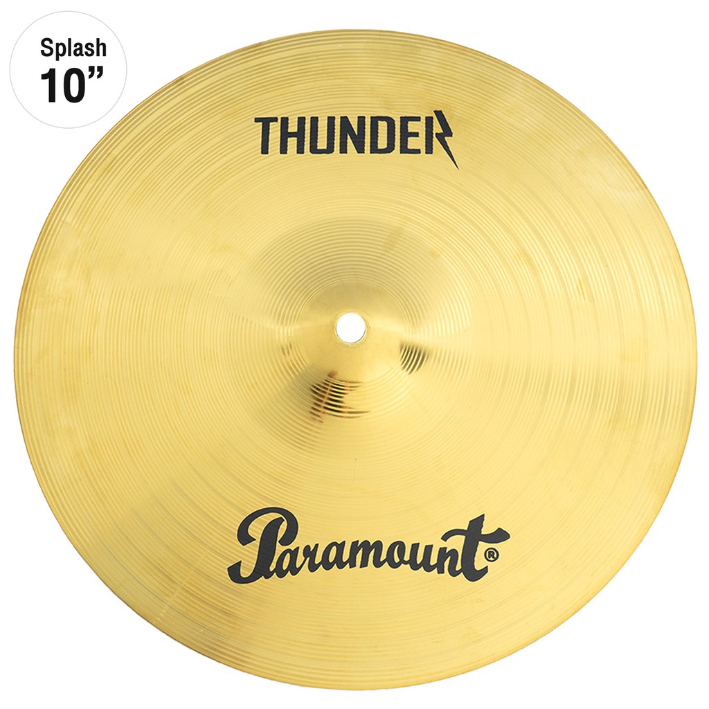 Paramount Thunder HJ-10 แฉ ฉาบ Splash 10 นิ้ว วัสดุทองเหลือง (10 Inch ...