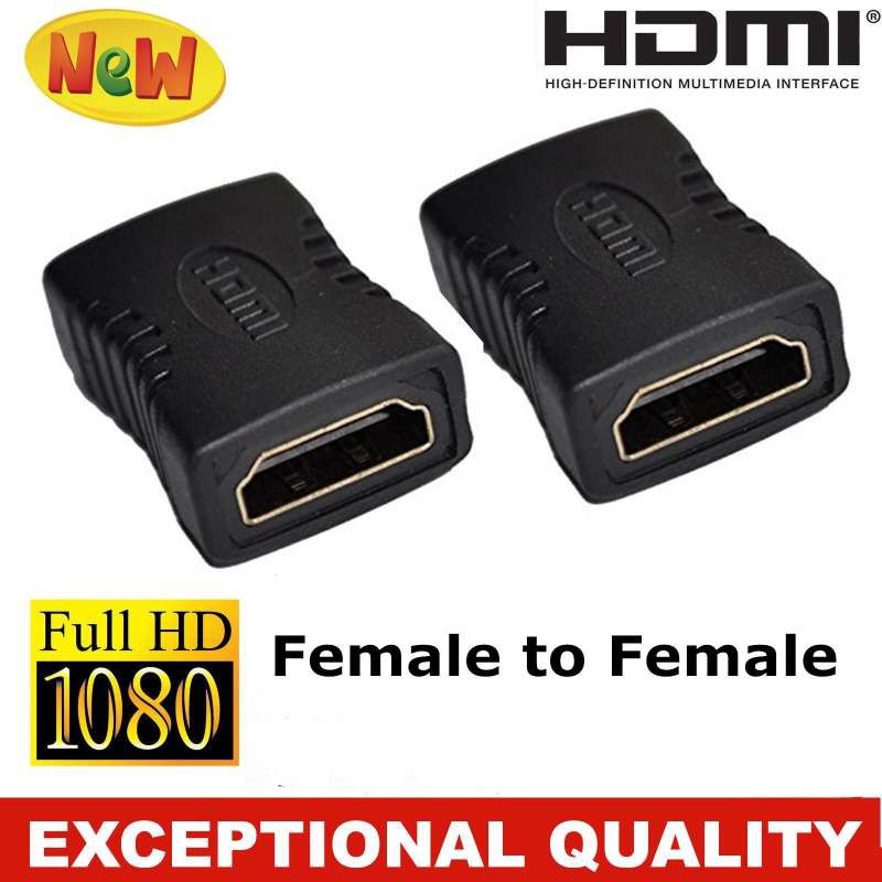หัวต่อสายhdmi Female to HDMI Female 1080P Adapter for HDTV | Shopee ...