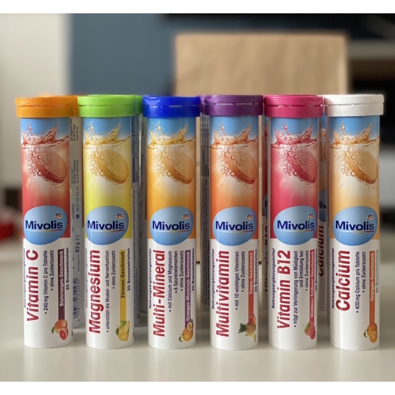 วิตามินเม็ดฟู่เยอรมัน ยี่ห้อ DM Mivolis ของแท้เท่านั้น | Shopee Thailand