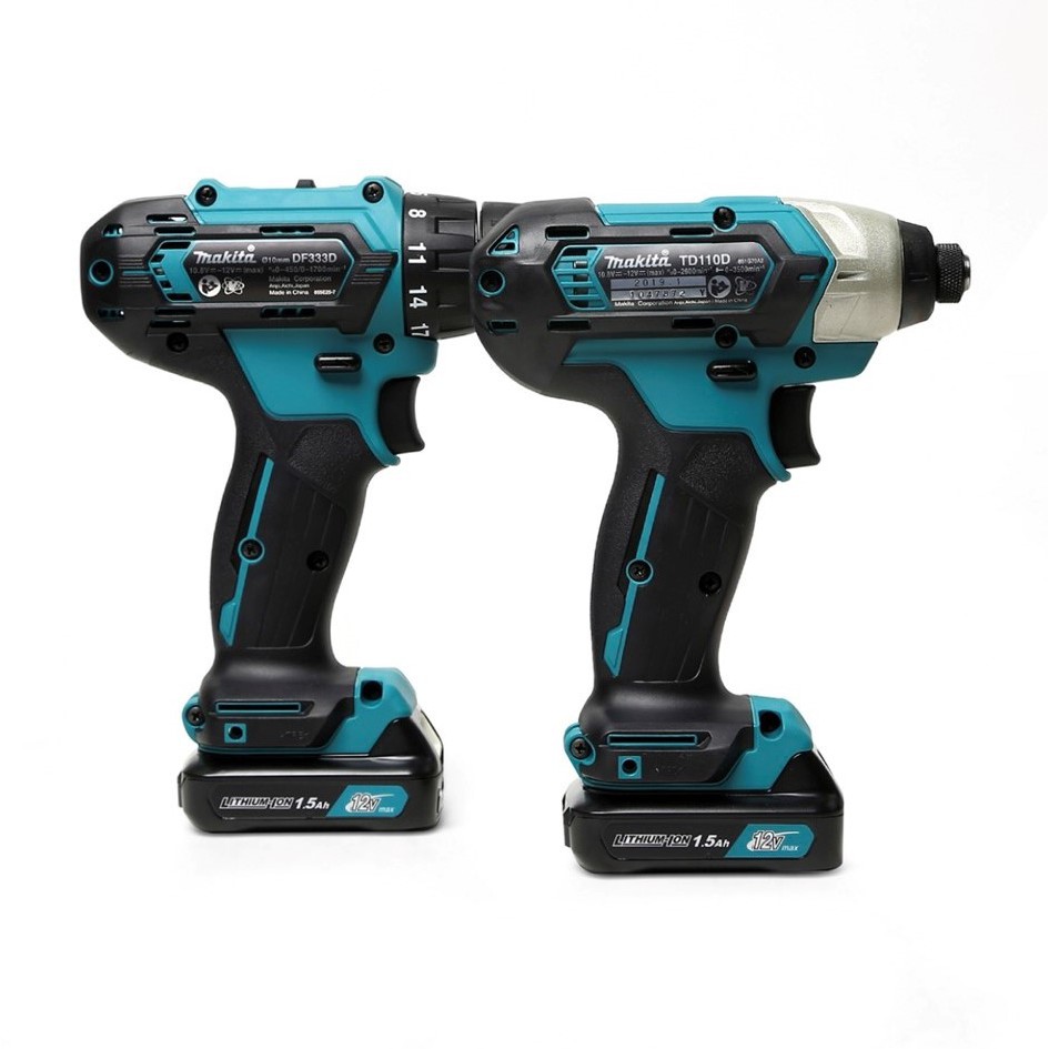 MAKITA ชุดสว่านไร้สาย COMBO KIT 12V MAX. รุ่น CLX224X1 ( TD110D / DF333D ) รับประกันศูนย์ 1 ปี ...