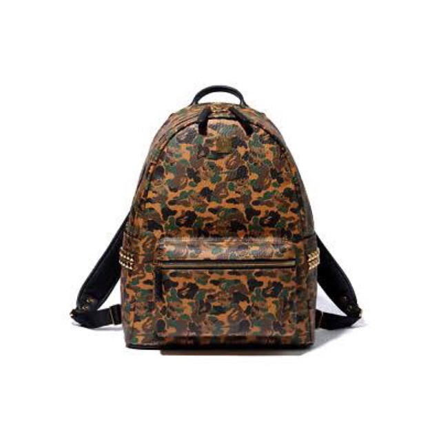 MCM x Bape CAMO backpack | Shopee Thailand