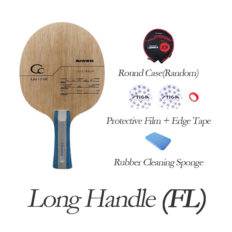 Sanwei CC CARBON ของแท้ (เวอร์ชั่นใหม่) ไม้ปิงปอง (ไม่มียาง) | Shopee ...