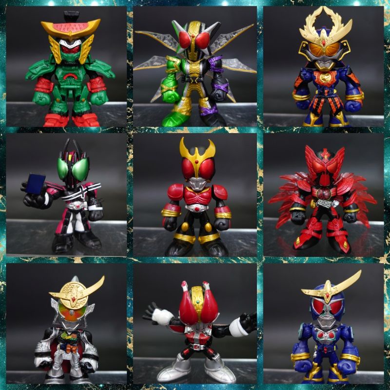 โมเดล Masked Rider SD ขนาด 6 Cm / 9 แบบ ราคาถูก ขยับแขนได้ ของจริงงาน ...