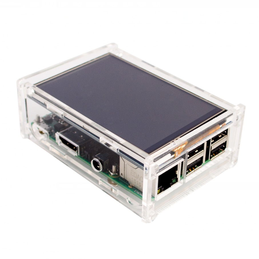 เคสอะคริลิค สําหรับ Raspberry Pi 2 Pi3 Model B 3.5 นิ้ว Lcd Tft ...