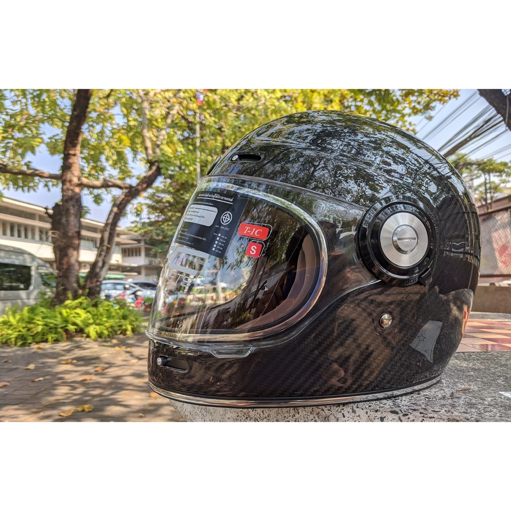 หมวกคลาสสิค TORC T1 Carbon สีดำเงา M, L, XL | Shopee Thailand