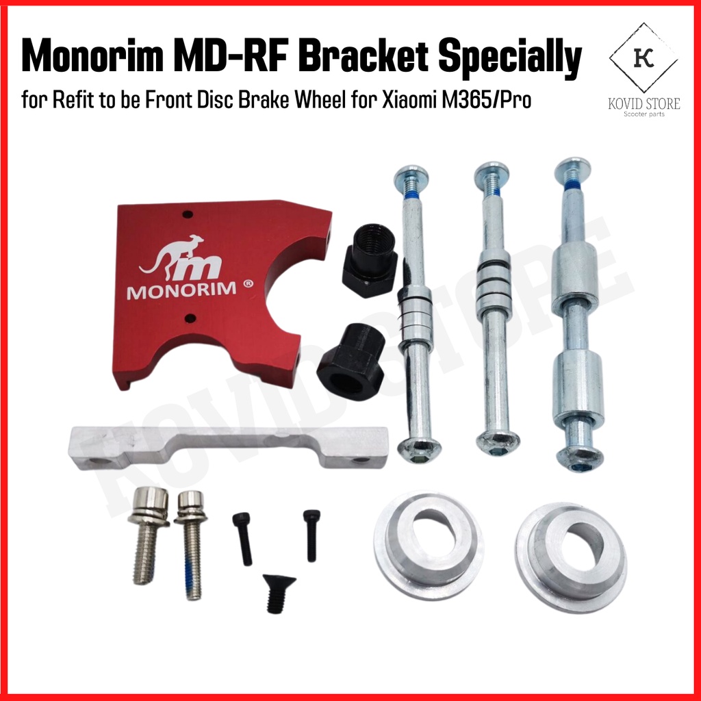 Monorim อแดปเตอร์เบรกหน้าสกู๊ตเตอร์ MD-RF Bracket Specially for Refit to be Front Disc Brake ...
