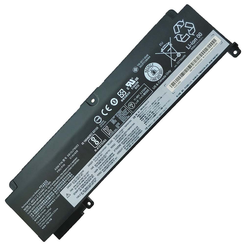 Lenovo ThinkPad T460S T470S 11.4V Battery 01AV462 SB10K97605 | Shopee ...