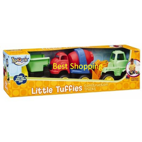 Kidoozie Little Tuffies Constructions Trucks - Vehicle Playset for ...