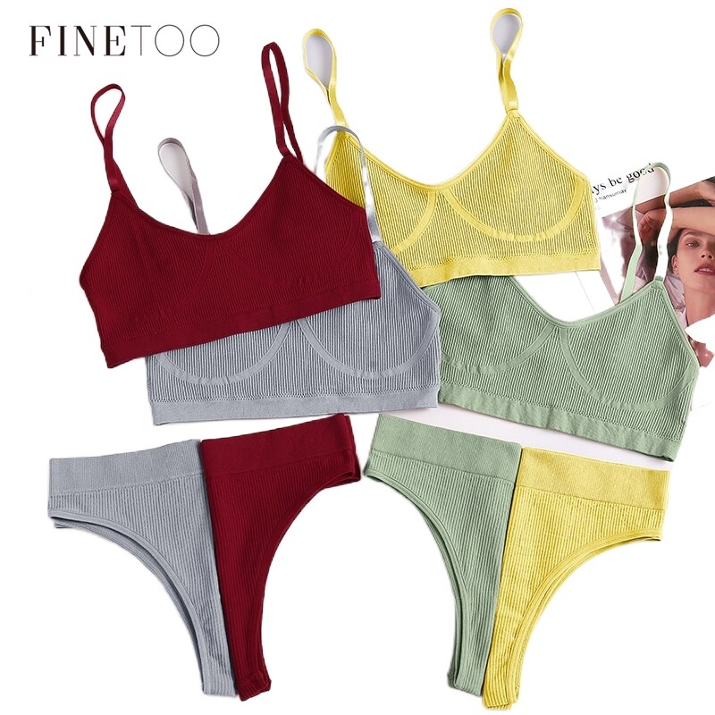 Finetoo ผู้หญิง ไร้รอยต่อ ชุดชั้นใน เซ็กซี่ ฟิตเนส ผู้หญิง เสื้อ + ทอง ...