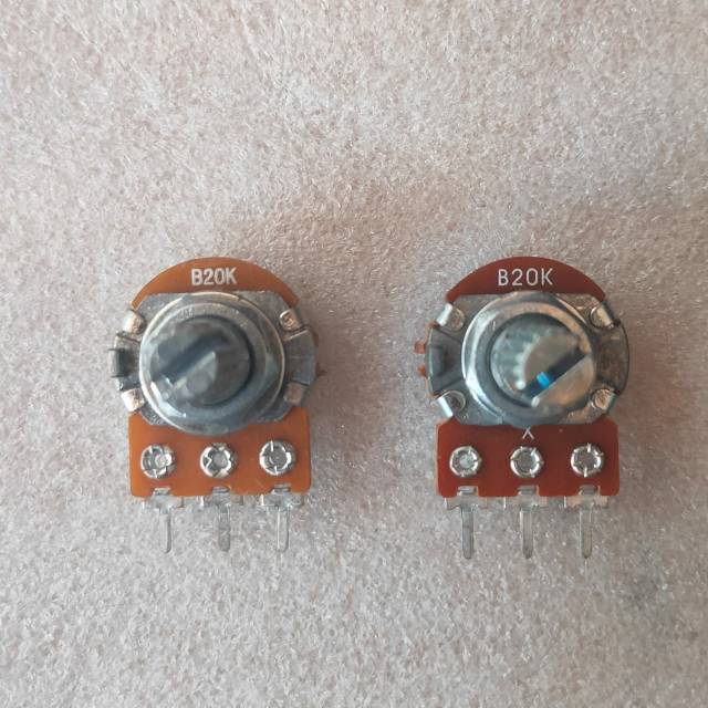 ด้ายยาว B20K Potentio ขนาดเล็กสําหรับการปรับเปลี่ยน DIY เอฟเฟกต์เหยียบ ...