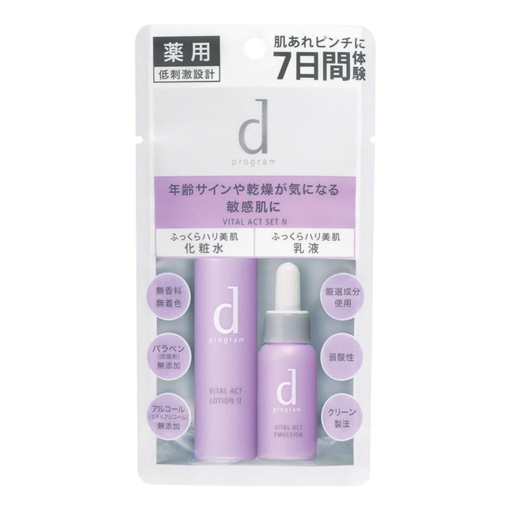 d Program Vital Act Set N (Vital Act Lotion W2 23ml + Vital Act Emulsion R 11ml) ดี โปรแกรม เซ็ต ...