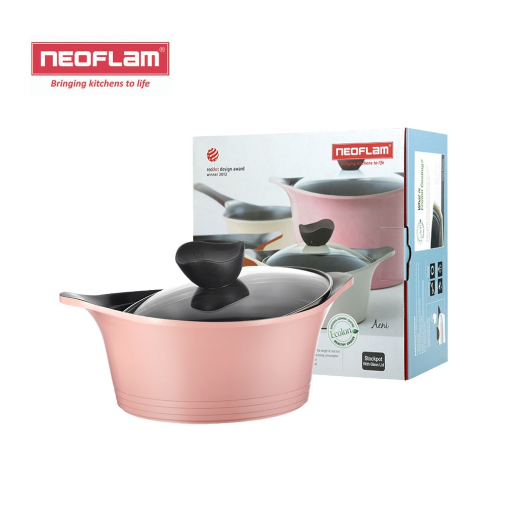 หม้อ Neoflam ขนาด 20 ซม. ใช้ได้กับเตา Induction เข้าเตาแม่เหล็กไฟฟ้าได้ | Shopee Thailand