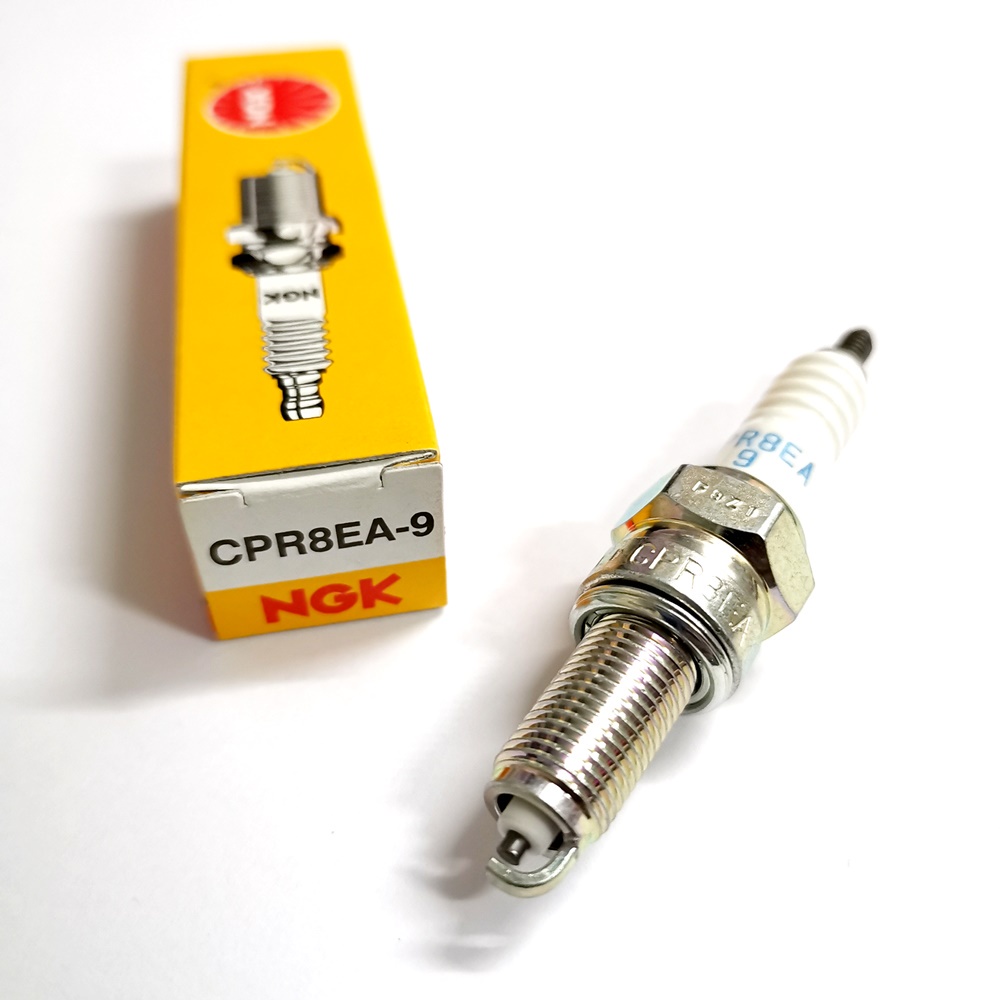 หัวเทียนมอไซค์ หัวเทียน NGK CPR8EA-9 เกลียวยาว ใส่ Wave110i Wave125i ...