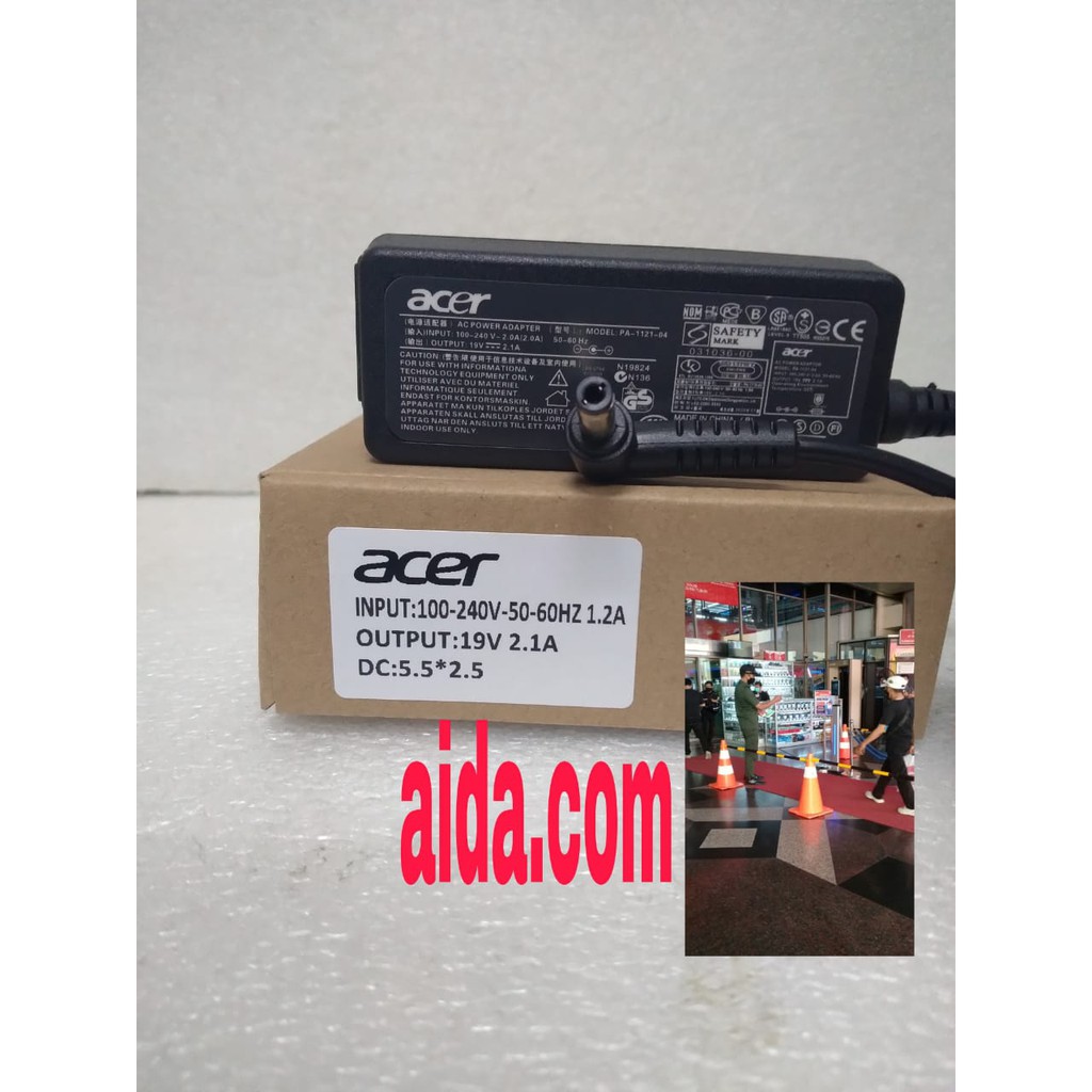 อะแดปเตอร์ชาร์จแล็ปท็อป Acer Aspire One 14 Z1401 Z1402 19V 2.1A ของแท้ ...