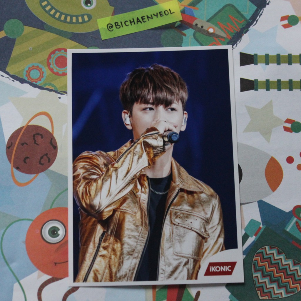 Ikon A-nation Japan Yunhyeong Photo Album โปสการ์ด Photocard BI Bobby ...