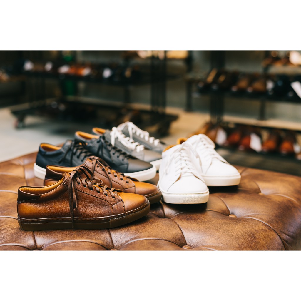 [SN02] Shoesshi รองเท้า Sneaker หนังแท้ | Shopee Thailand
